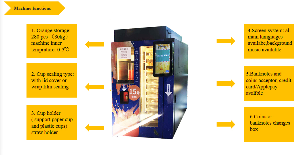 how to choose an orange juice vending machine? - Changzhou New Saier ...